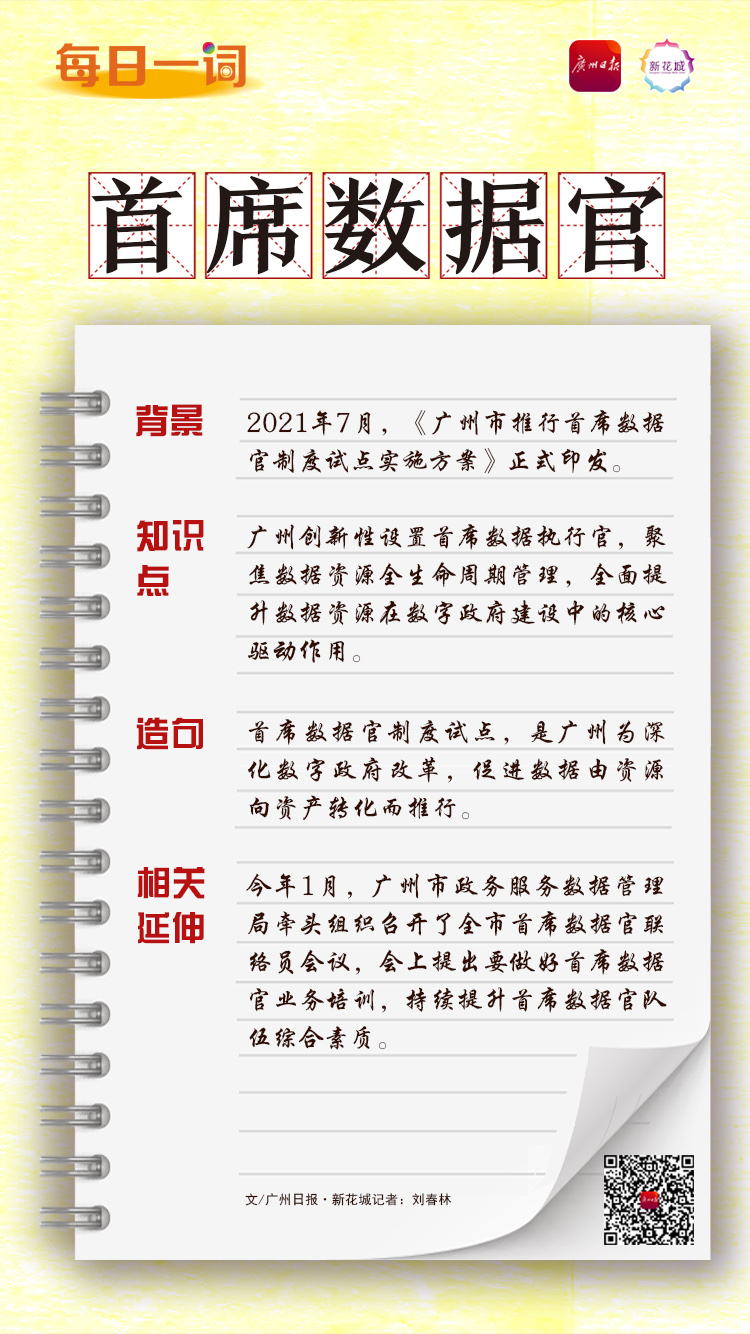 每日一词 | 首席数据官