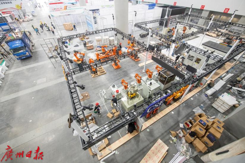 广交会四期展位搭建已具雏形，D区新展馆将迎“首秀”